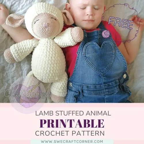 FREE PDF Crochet Pattern - One Skein Chenille Bunny » SWECRAFTCORNER