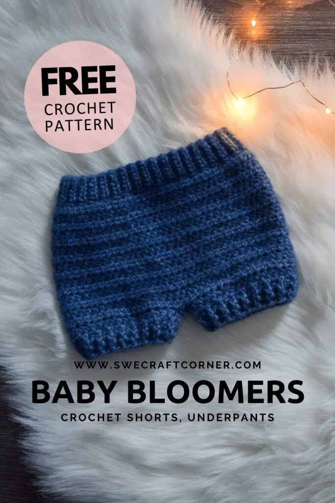 How To Make Baby Bloomers For Newborn FREE Crochet Pattern » SWECRAFTCORNER