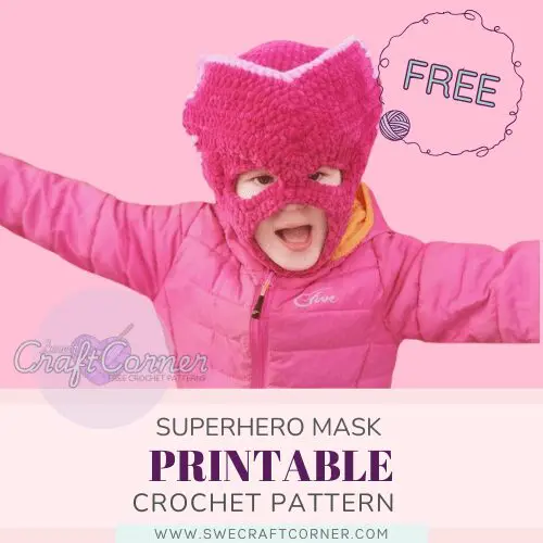 DIY Superhero Masks With This Free Pattern » Millie - SWECRAFTCORNER