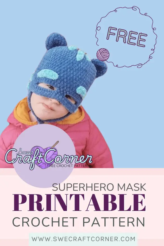 DIY Superhero Masks With This Free Pattern » Millie - SWECRAFTCORNER