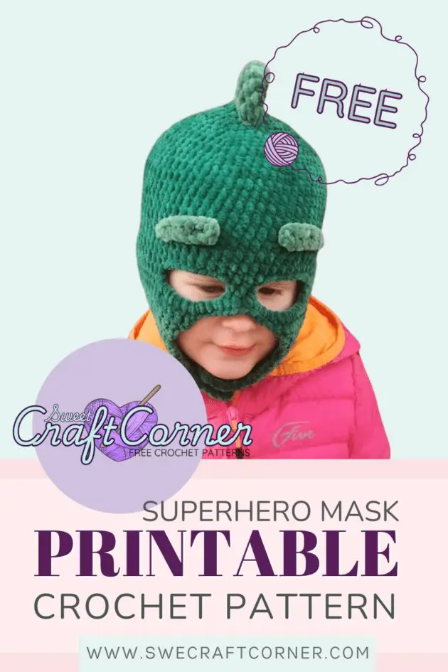 DIY Superhero Masks With This Free Pattern