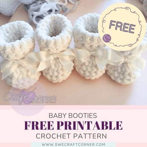 Easy Baby Booties – Free Crochet Pattern For Soft, Sweet Feet ...